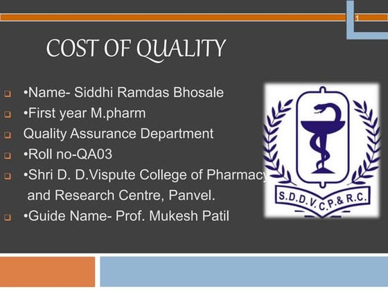Quality and evolution of quality by suhasini | PPT