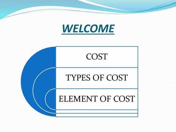 Elements of cost & cost sheet | PPT