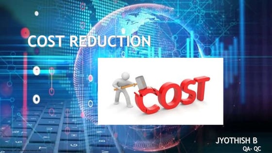 Cost Control & Cost Reduction ppt | PPT