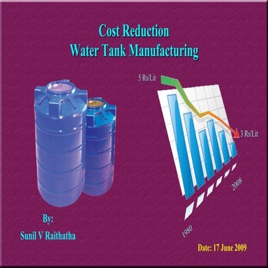 Cost Reduction Water Tank | PPT