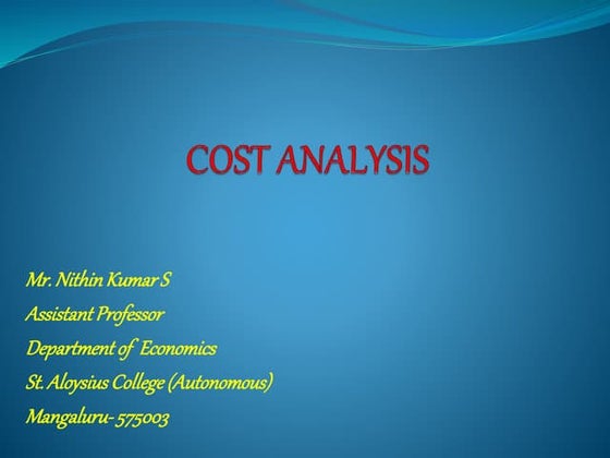 The Break-even Analysis | PPT