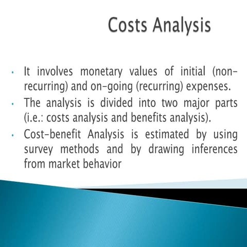 Costs analysis | PPT