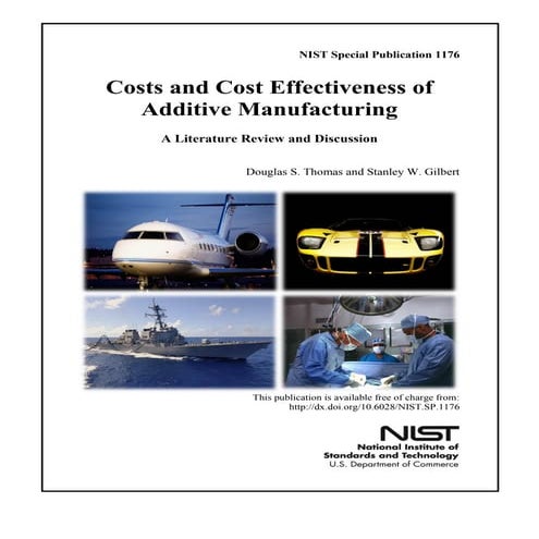 Costs & Cost Effectiveness of Additive Manufacturing | PDF ...