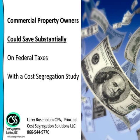 Cost Segregation Studies | PPT