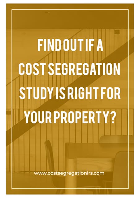 What is DIY cost segregation? | PDF | Home Improvement | Home & Garden