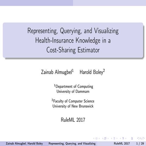 Representing, Querying, and Visualizing Health-Insurance Knowledge in a ...