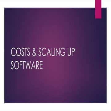 COSTS & SCALING UP SOFTWARE in IoT .pptx
