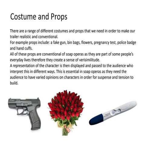 Costume and props | PPTX