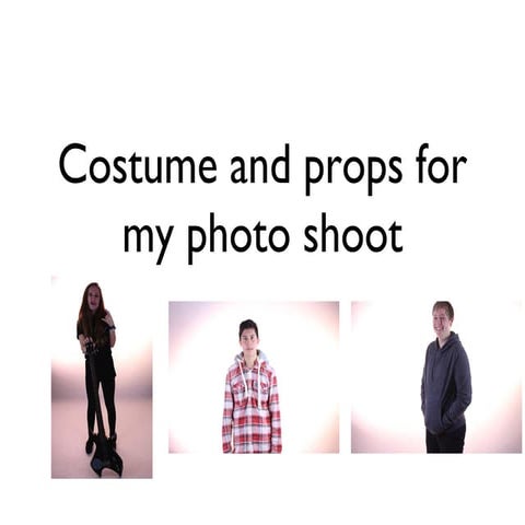 Costume and props | PPT