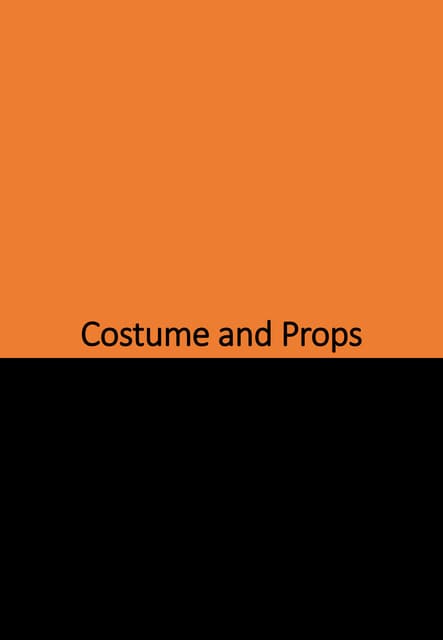 Media costume design | PDF