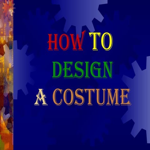 Costume design | PPT