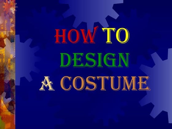 Costume design | DOCX