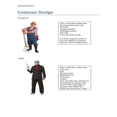Costume design | DOCX