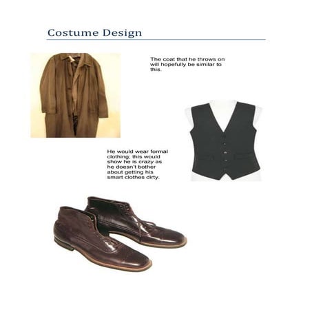 Costume design | DOCX