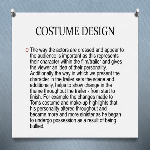 Costume design | PPT