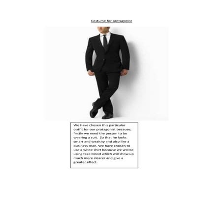 Costume For Protagonist | DOCX