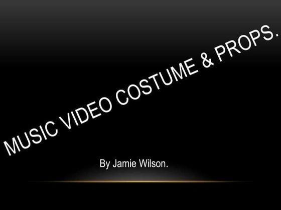 Costume list example | PPT