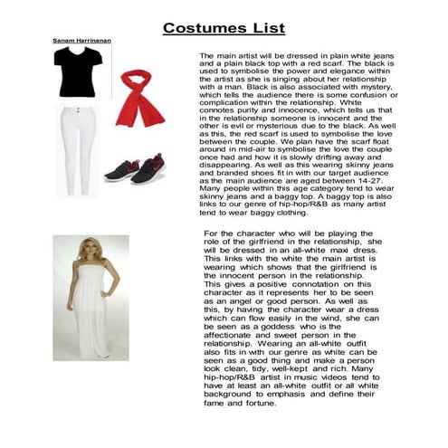 Costumes | DOCX