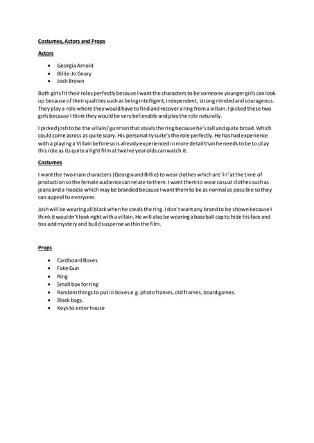 Costume research | PPT