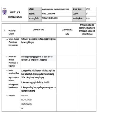 COT-PLAN-IN-MATH grade 1 1/2 and 1/4-Q3.docx