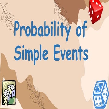 COT-PROBABILITY-OF-SIMPLE-EVENTS.pptx THIRD QUARTER | PPTX
