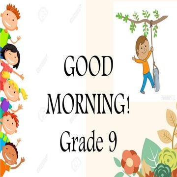 Good Morning Class Clipart
