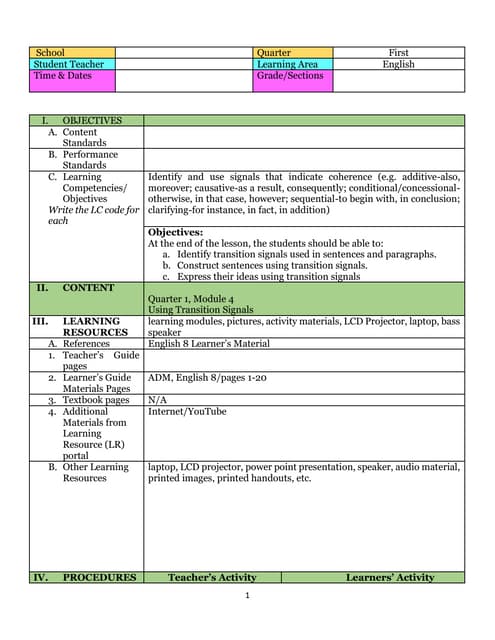 Lesson exemplar-for-grade-10 | PDF