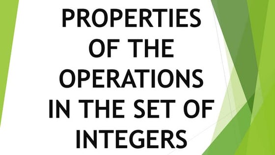 Properties of operations | PPT