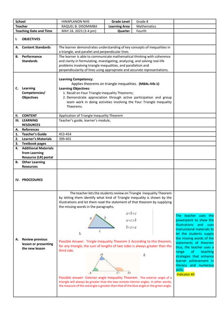 COT 4 Learning Plan: Collecting and Organizing Data using Tables-Grade 4 Mathematics | PDF