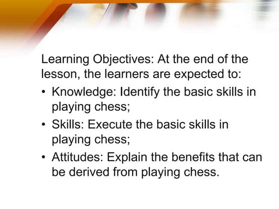 A detailed lesson plan in Chess | DOCX