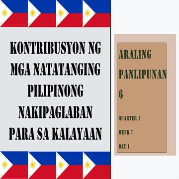 AP 6 Q L4- Mga Pilipinong Nakipaglaban Para sa Kalayaan.pptx