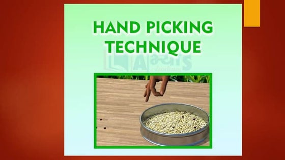 COT-SCIENCE6 QUARTER 1 SEPERATING MIXTURES THROUGH HAND PICKING by ...