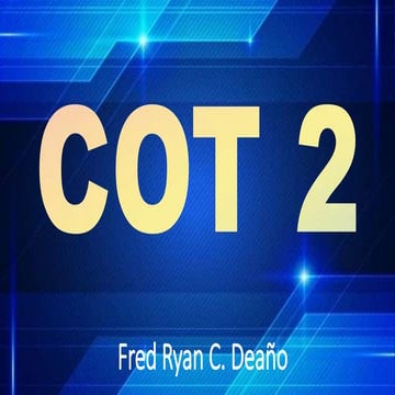 COT ENGLISH 10 THIRD QUARTER.............. | PPTX