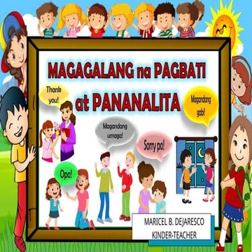 COT 2 Magagalang na pananalita at pagbati ppt.pptx