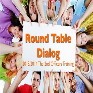 COT2 Toastmasters Round Table Dialog | PDF | Hobbies & Interests