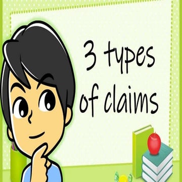 Three types of claims .................. | PPTX