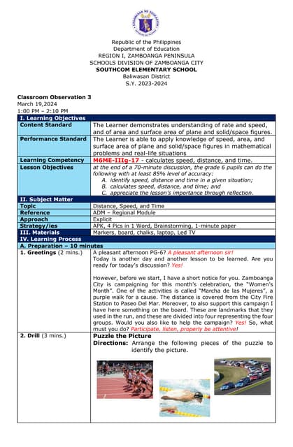 COT LESSON PLAN ADDING AND SUBTRACTING SIMILAR FRACTIONS - EXPLICIT | PDF | Homework and Study ...