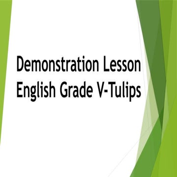 Demonstration Lesson English Grade 6.pptx