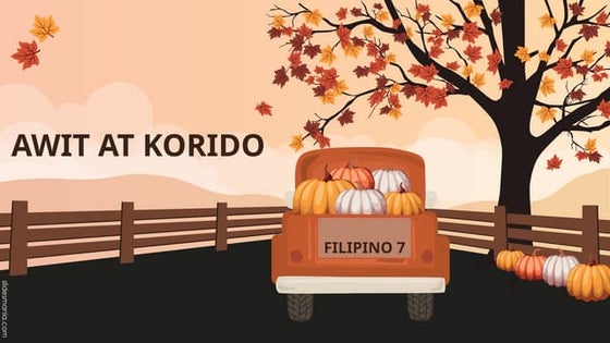 Kaibahan ng awit at korido | DOCX