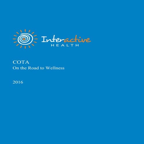 COTA: On the Road to Wellness | PDF