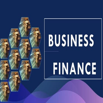 COT Business Finance in ABM Strand in SHs | PPTX