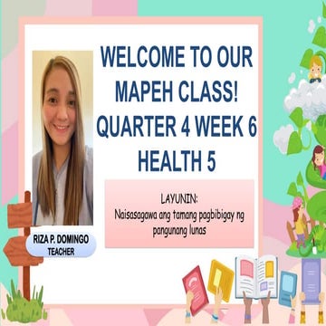 COT HEALTH_5.pptx MAPEH OBSERVATION LESSON | PPTX