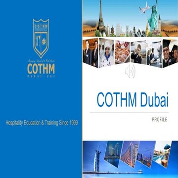 Cothm dubai profile | PPT
