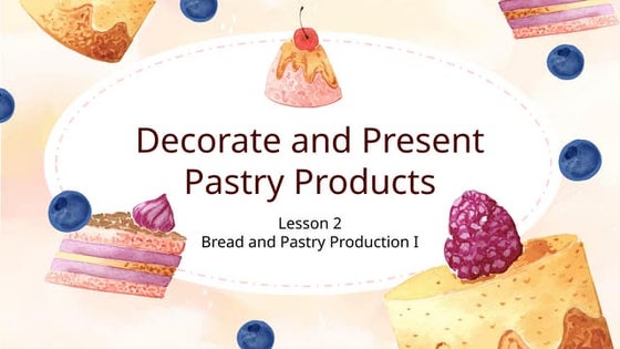 BREAD AND PASTRY PRODUCTION NC II GRADE 11 | PPTX