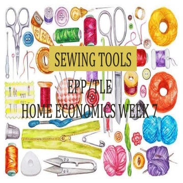 COT PPT SEWING TOOLS.pptx