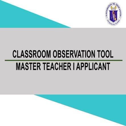 4. Classroom Observation Tool (COT).pptx
