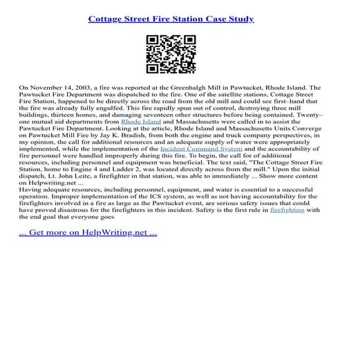 Cottage Street Fire Station Case Study | PDF