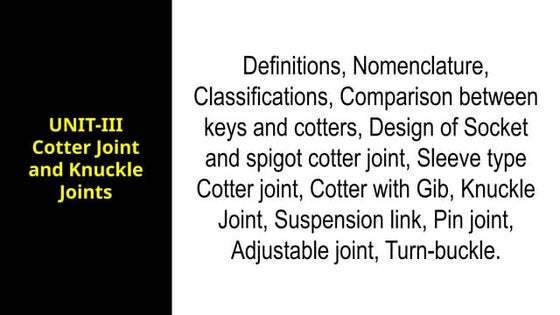 design of knuckle joint may 2020 | PPT