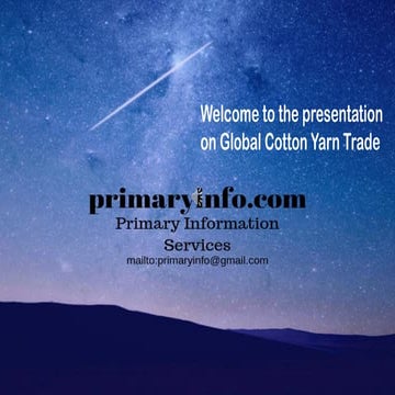 Cotton yarn trade | PDF