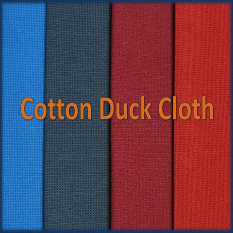 Cotton Duck Cloth | PPTX